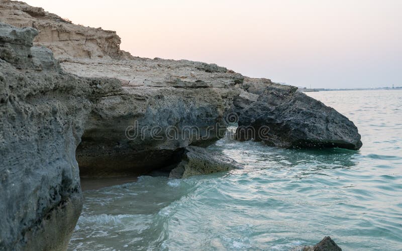 Jebel Fuwairit Beach, One of the Beautiful Beach in Qatar with Pebbles ...