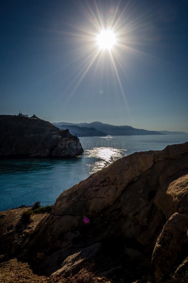 Jebha Island and Waves and Rocks Stock Photo - Image of monica, relax ...