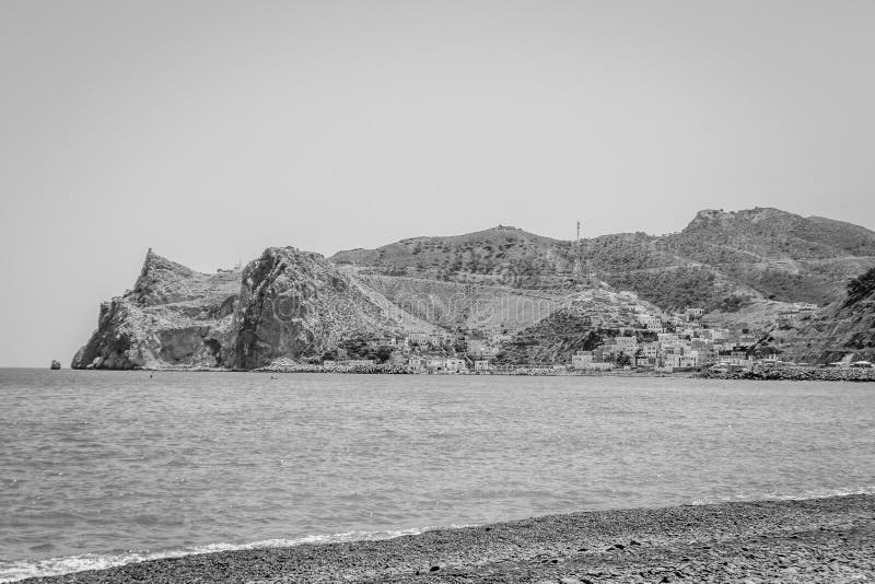 Jebha Island and Waves and Rocks Stock Photo - Image of relaxation ...
