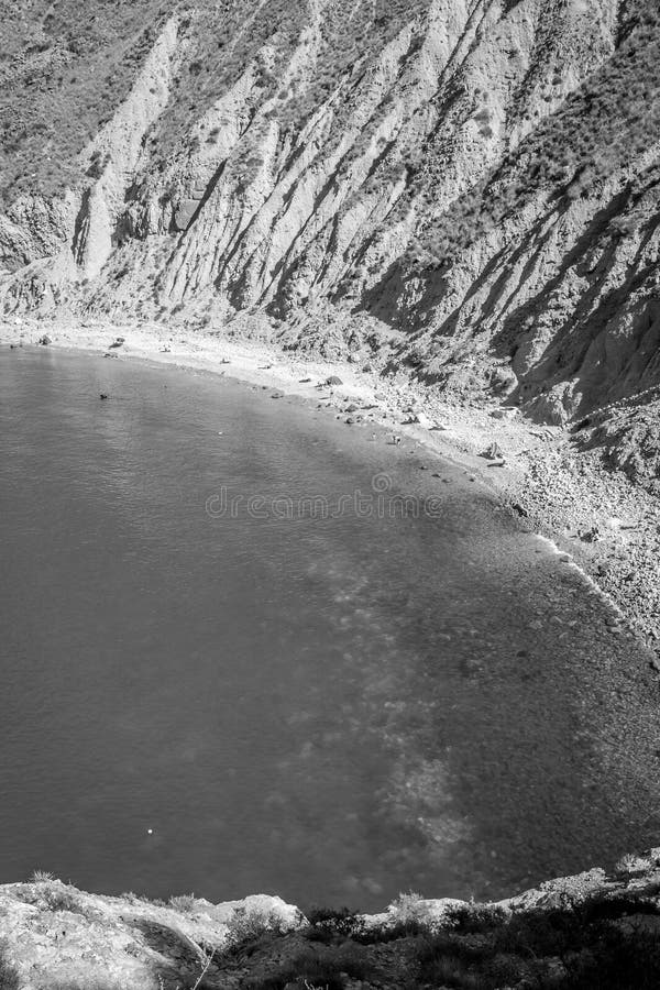 Jebha Island and Waves and Rocks Stock Photo - Image of landscape, sand ...