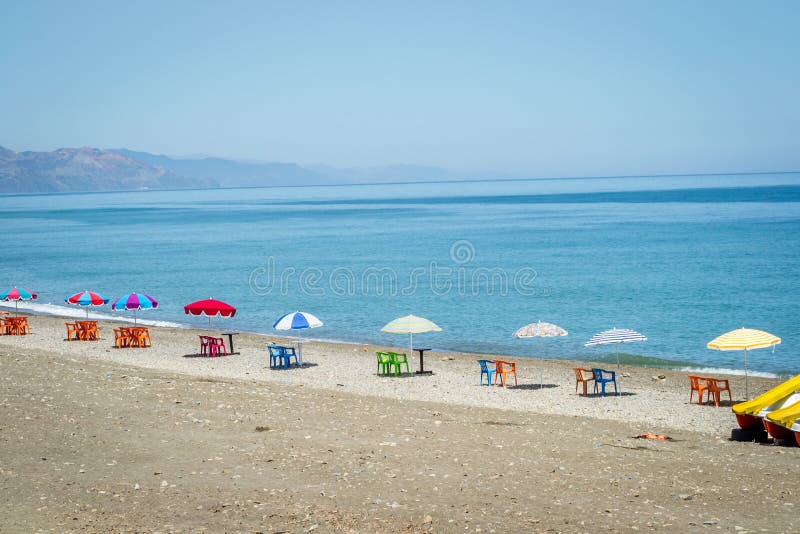 Jebha Island and Waves and Rocks Stock Photo - Image of journey ...