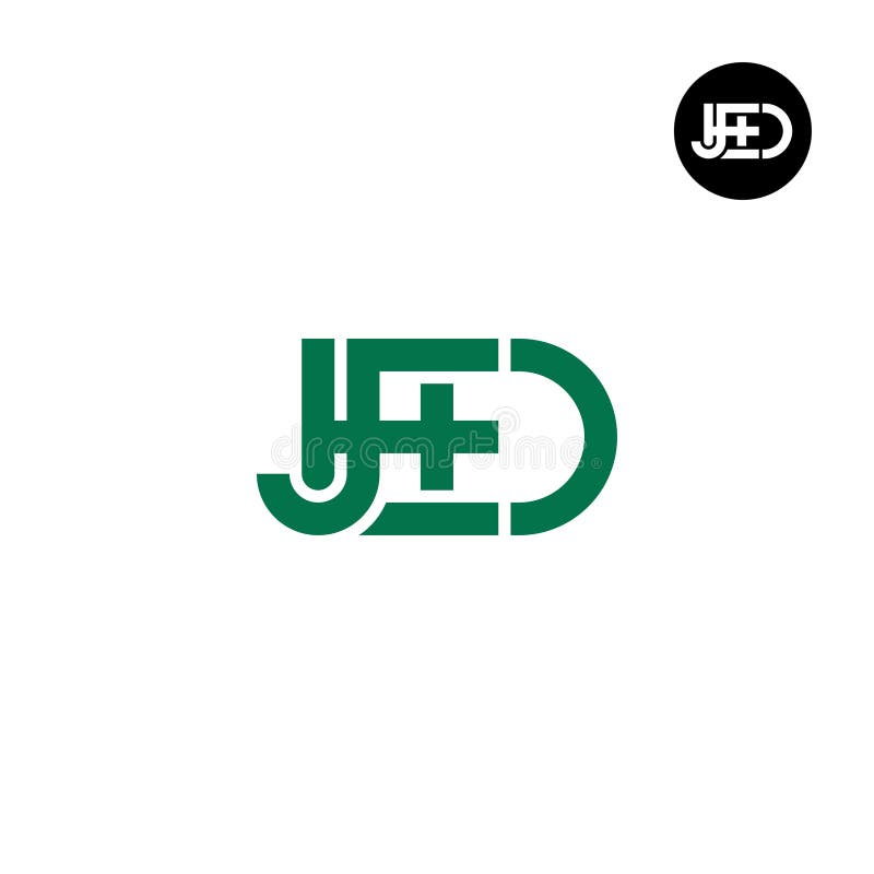 JED Logo Letter Monogram Design Stock Vector - Illustration of designs ...