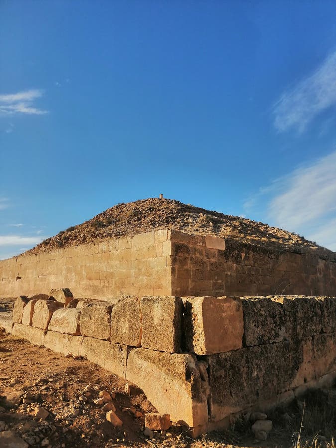 Jedars pyramids Algeria stock image. Image of landscape - 244023595