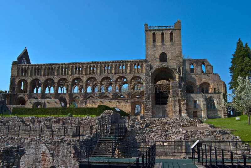 Jedburgh Abbey stock image. Image of christianity, church - 24707313