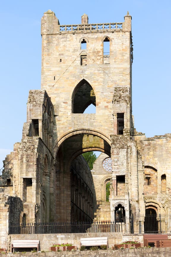 Jedburgh Abbey stock photo. Image of building, historical - 28527192