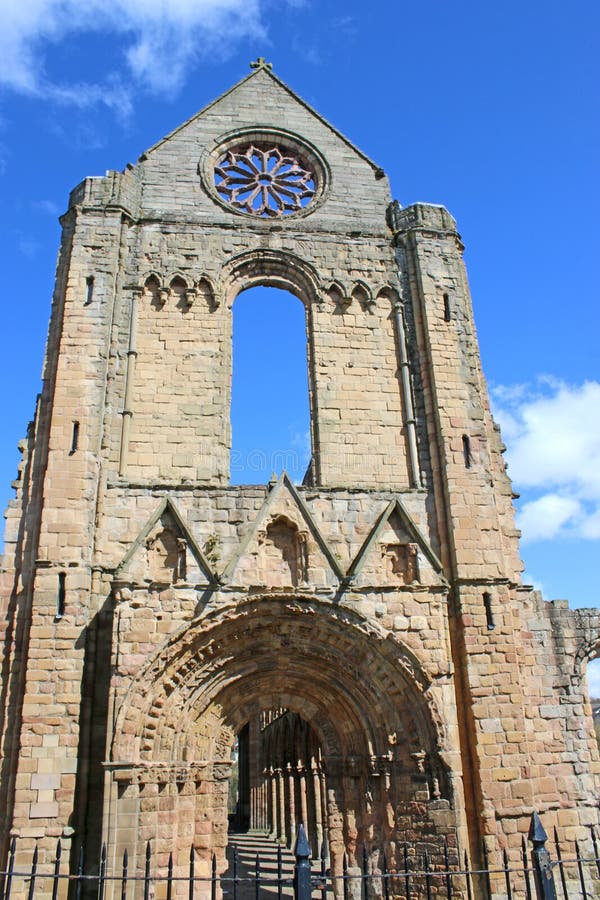 Jedburgh Abbey, Scotland stock photo. Image of window - 201915758