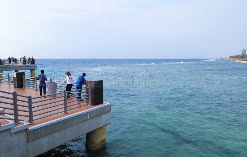 Jeddah Beach Saudi Arabia - Sunset Red Sea Corniche , Waterfront ...