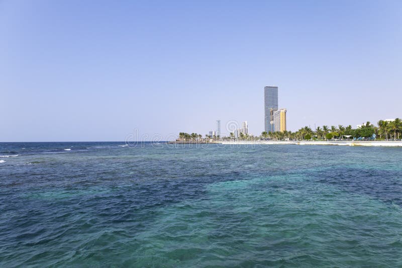 Jeddah Beach Saudi Arabia - Sunset Red Sea Corniche , Waterfront Stock ...