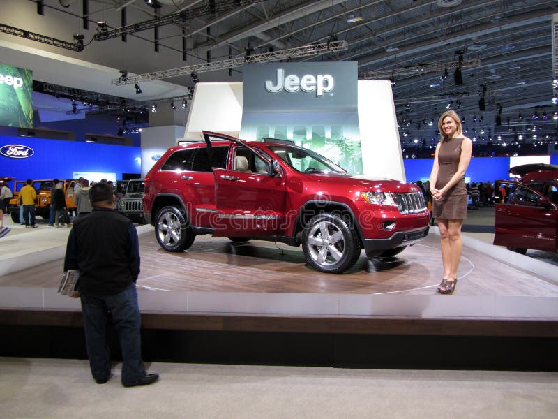 Jeep Cherokee Display editorial stock image. Image of columbia - 23143174