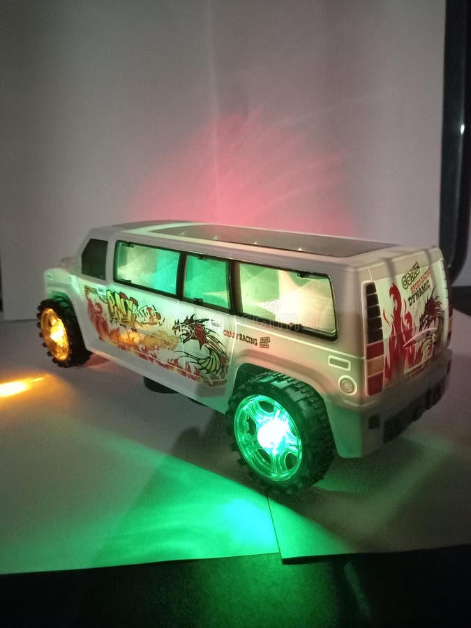 Jeep with sound and light editorial photography. Image of wheel - 270680247