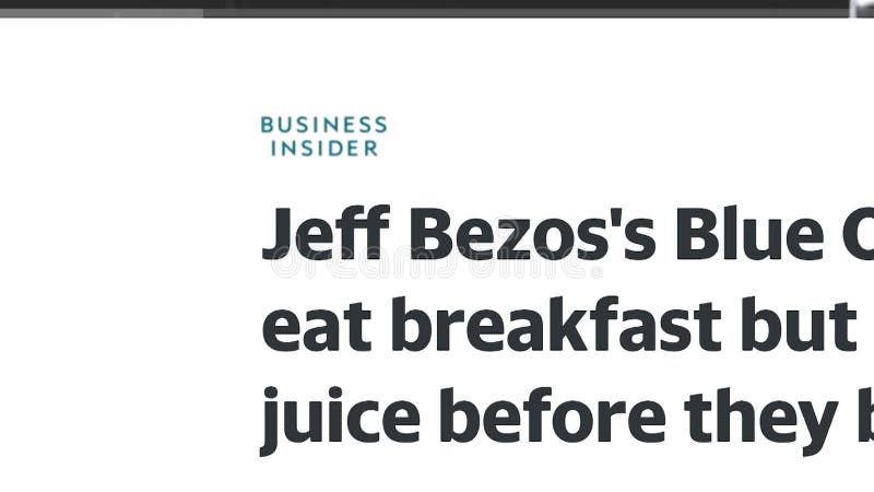 2022: Jeff Bezos Headlines Fast Sequence Stock Footage - Video of ...