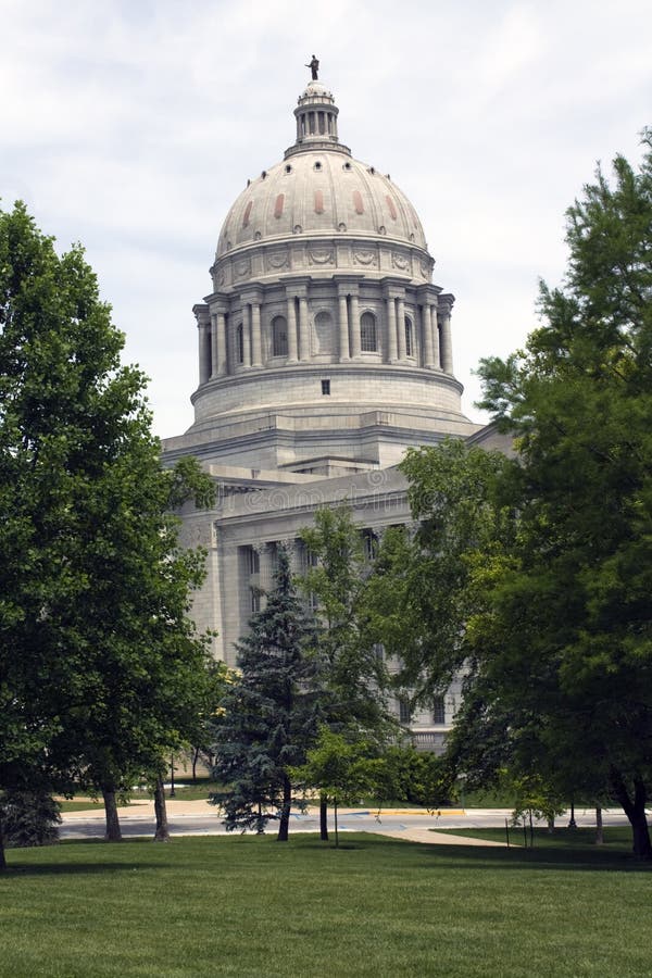 Jefferson City, Missouri - State Capitol Stock Image - Image of city ...