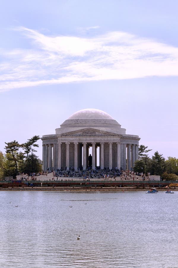 Jefferson Memorial in Washington DC Stock Photo - Image of marble ...