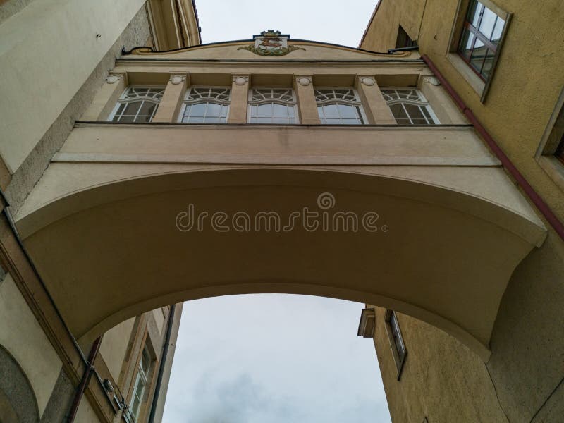 Arc Over Passage between Buildings Editorial Stock Image - Image of ...