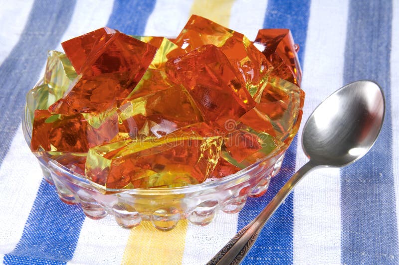 Jello cubes stock image. Image of confection, pectin, spread - 584533