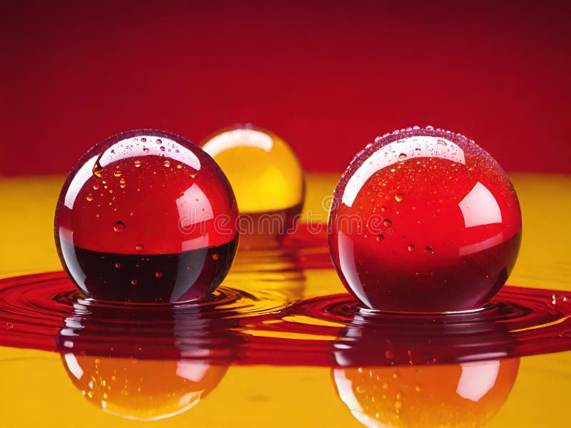 Jelly balls with red light stock illustration. Illustration of food ...
