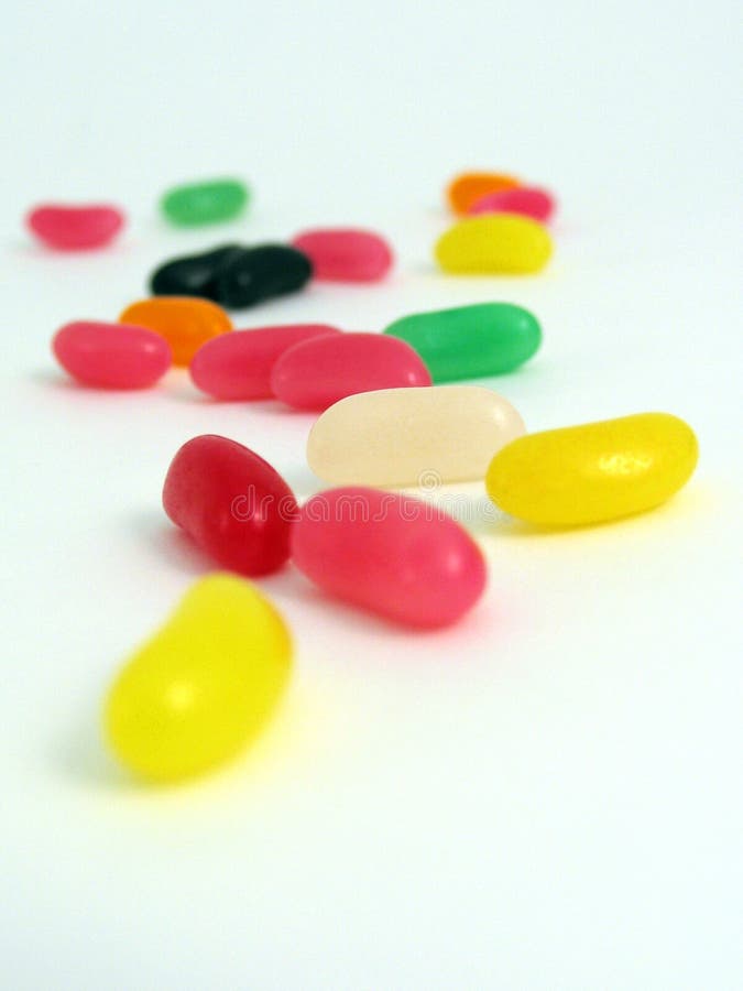 Jelly Beans stock image. Image of close, candy, yellow - 861437
