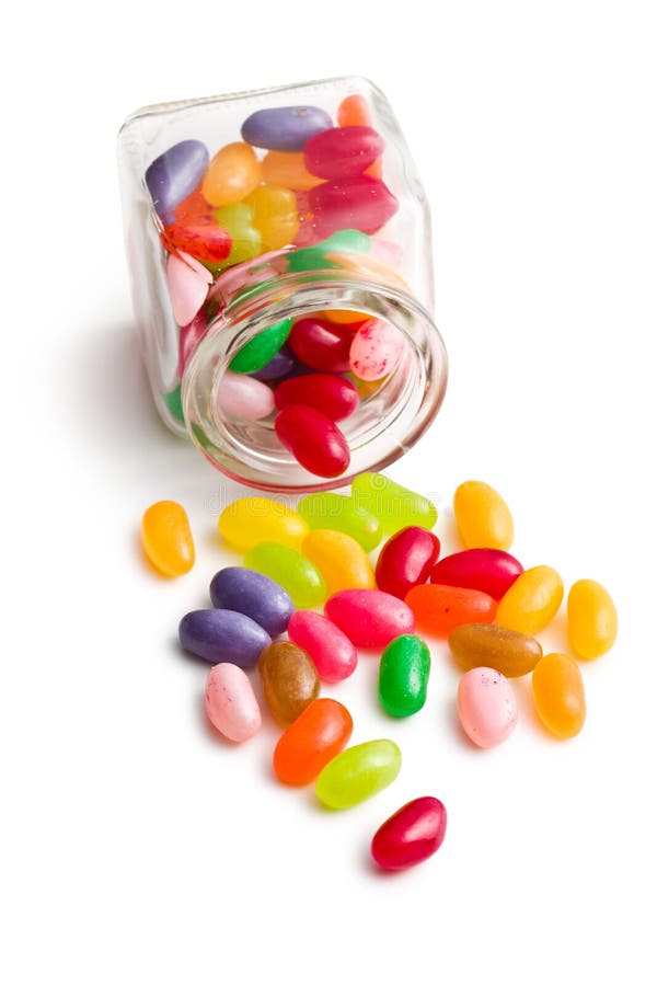 Jellybeans in a jar stock photo. Image of group, pink - 23382204