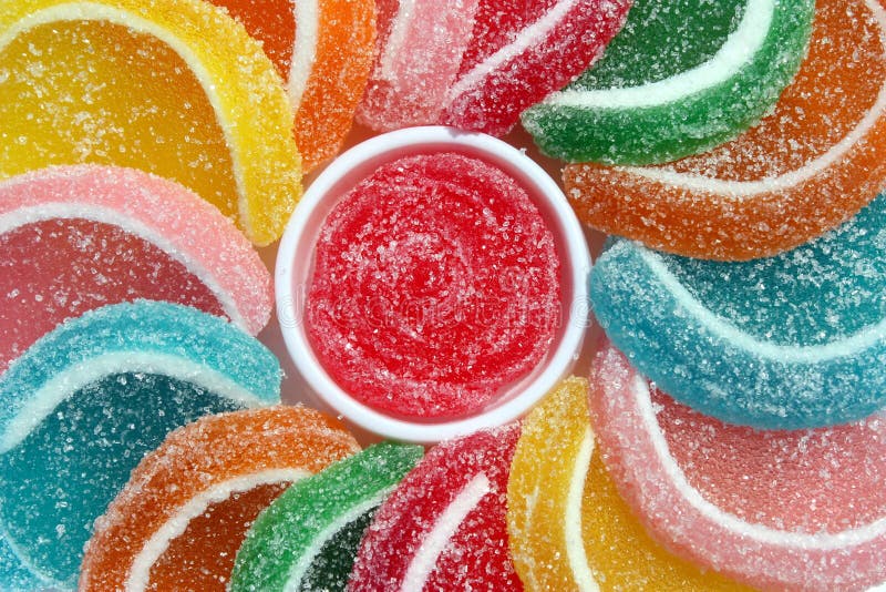 Jelly candies stock image. Image of slice, sweets, food - 14366535