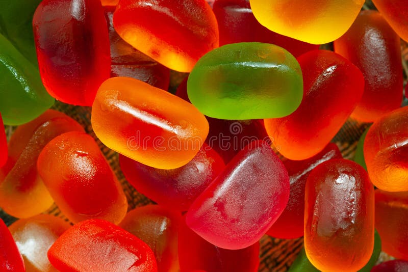 Jelly Candies. Assortment of Multi-colored Jelly Sweets Stock Photo ...