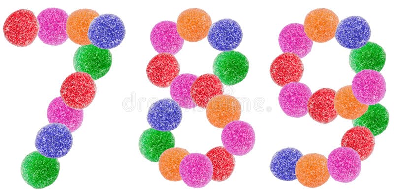 Jelly Candy Numbers foto de archivo. Imagen de alfabeto - 32478308