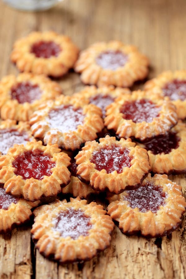 Jelly cookies stock image. Image of jelly, treat, biscuits - 17485659