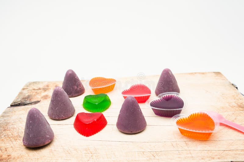 Jelly and cuberdon stock image. Image of food, nose, heart - 55411923