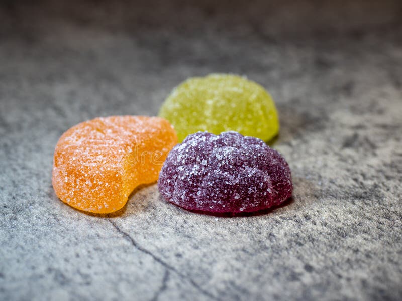 Jelly Fruit Pastille Sweets Stock Photo - Image of green, colors: 238809586