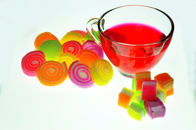 Jelly in glass stock image. Image of food, confectionery - 41401239