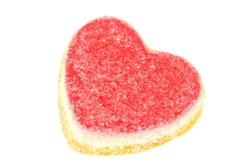 Jelly Heart - Valentine S Day Stock Photo - Image of food, isolated ...