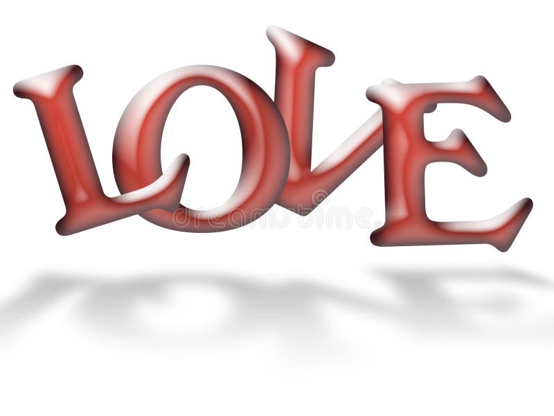 Jelly Love Letters stock illustration. Illustration of affection - 1710312