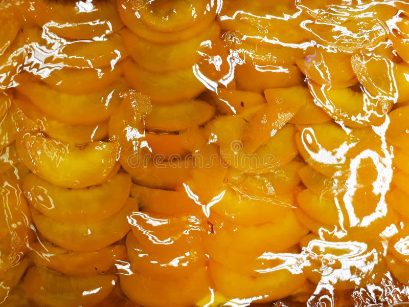 Jelly Peach Pie Surface with Flares Stock Image - Image of snack, slice ...