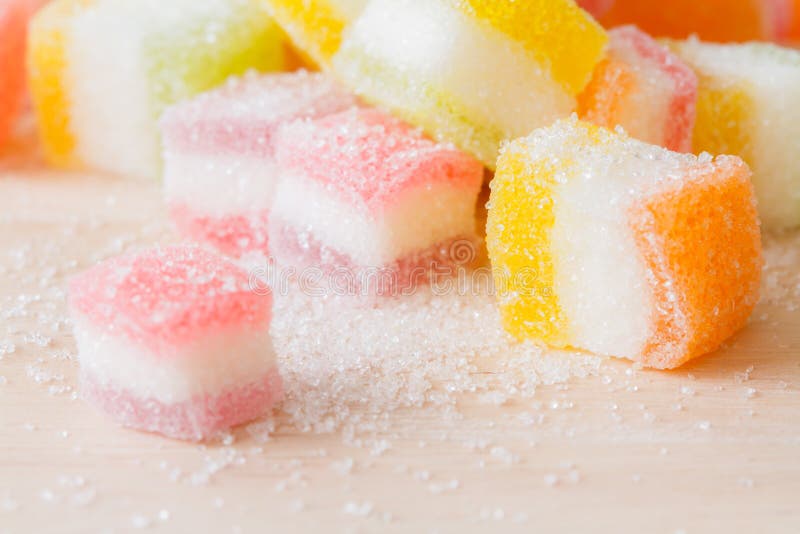 Jelly squares multicolored stock image. Image of pink - 59350193