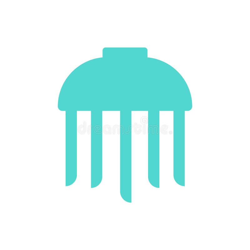 Jellyfish Icon Vector Sign and Symbol Isolated on White Background ...
