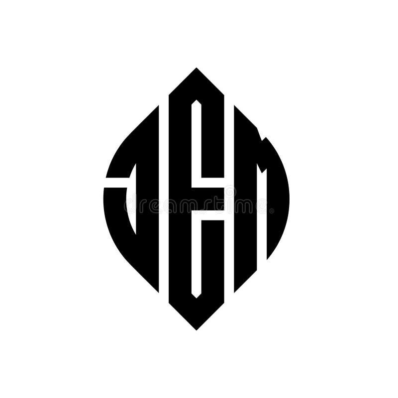 JEM Circle Letter Logo Design with Circle and Ellipse Shape. JEM ...
