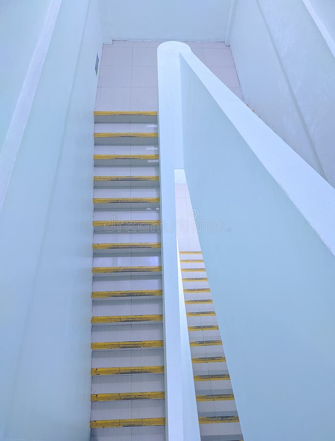 Jember, East Java - April 20, 2023 : Portrait Emergency Stairs in a ...
