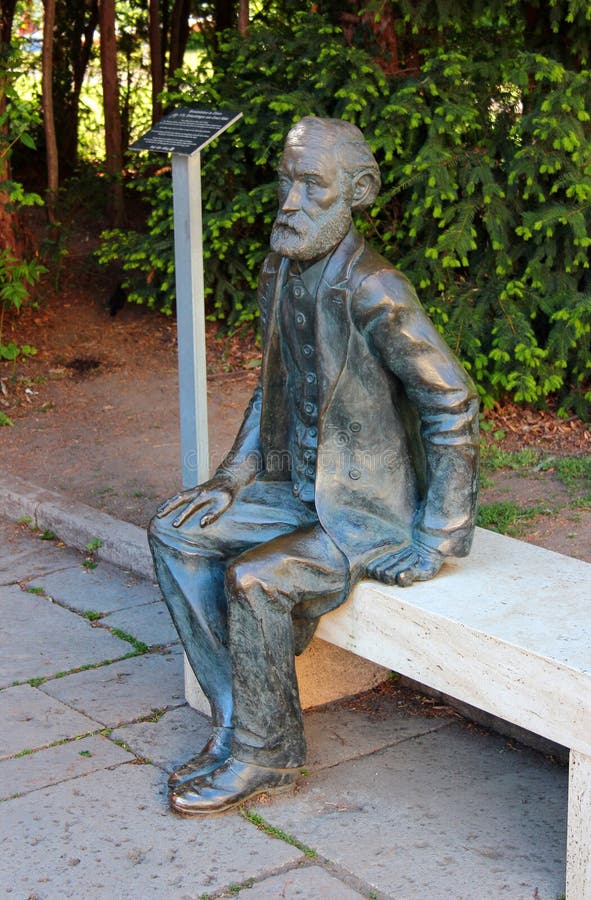Jena, Germany - May 26, 2023: Sculpture of Physicist, Optical Scientist ... Jena, Germany - May 26, 2023: Sculpture of Physicist, Optical Scientist ...