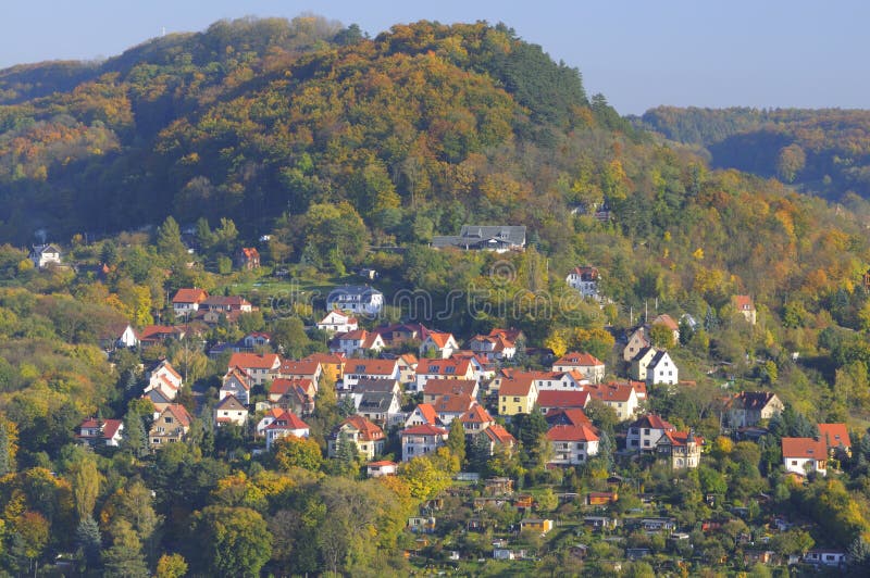Jena Town, Thuringia, Germany Stock Image - Image of scenic, autumn ...