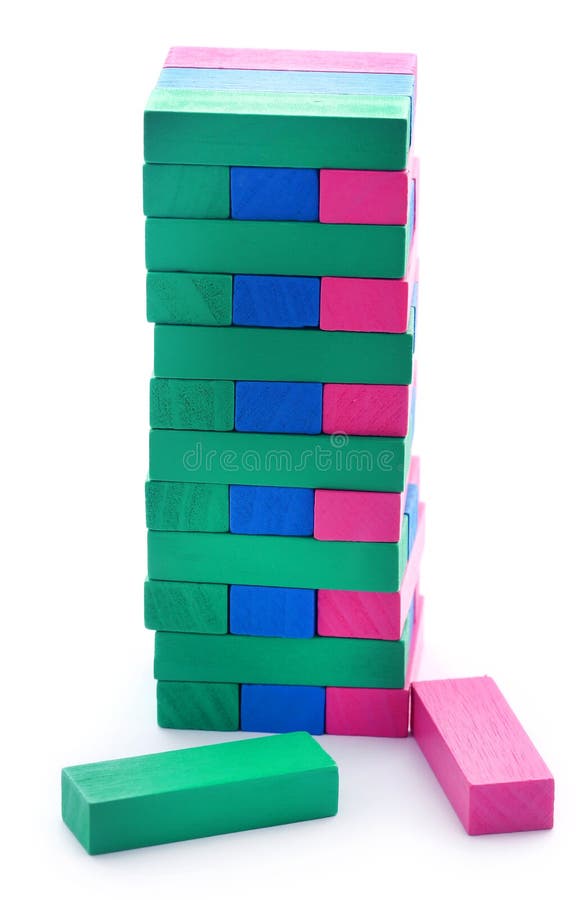Jenga building stock image. Image of blocks, concept - 131930007