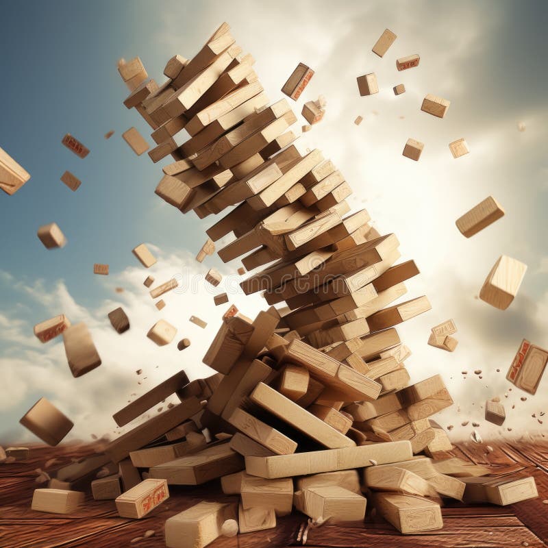 Jenga Tower Stock Illustrations – 261 Jenga Tower Stock Illustrations ...