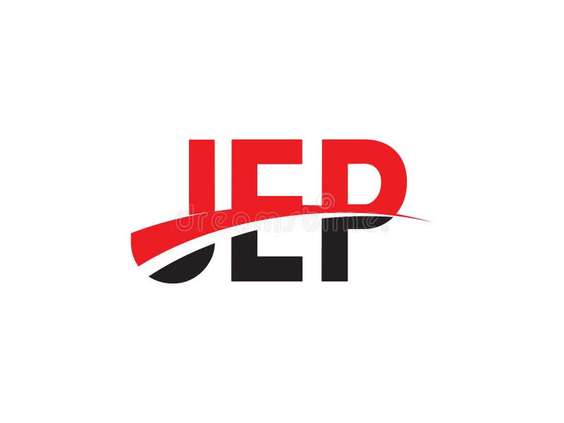 JEP Letter Initial Logo Design Vector Illustration Stock Vector ...