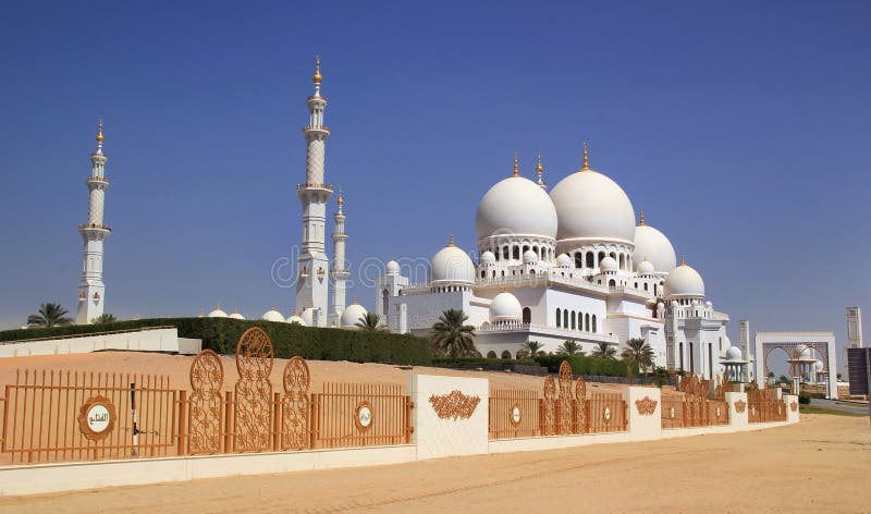 Jeque Zayed Grand Mosque Abu Dhabi Imagen editorial - Imagen de unido ...