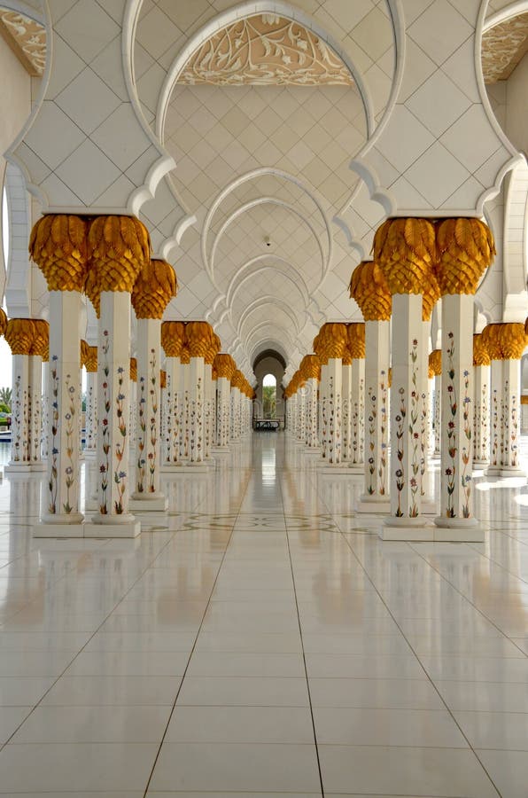 El Jeque Zayed La Mezquita En Abu Dhabi, UAE, Oriente Medio Imagen de ...