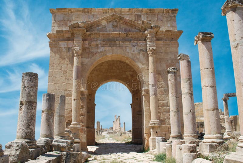 Jerash stock image. Image of architecture, history, arch - 21174919