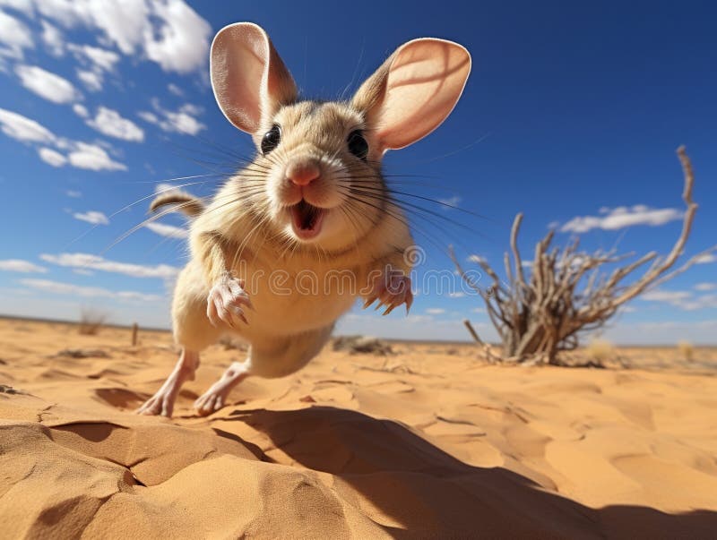 Jerboa stock illustration. Illustration of africa, jumping - 293706128