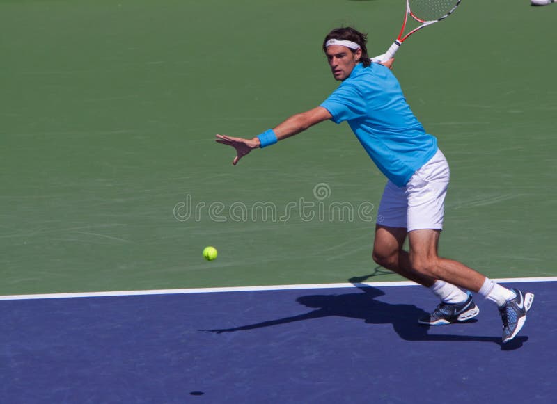 Jeremy CHARDY at the 2009 BNP Paribas Open Editorial Image - Image of ...