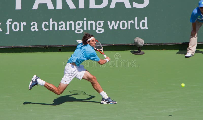 Jeremy CHARDY at the 2009 BNP Paribas Open Editorial Image - Image of ...