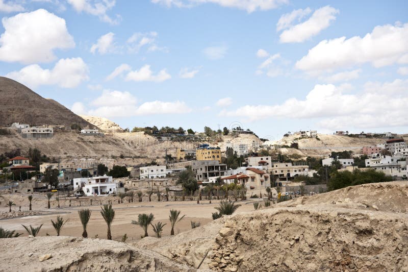 Jericho - Oldest City in the World Stock Image - Image of east, road ...