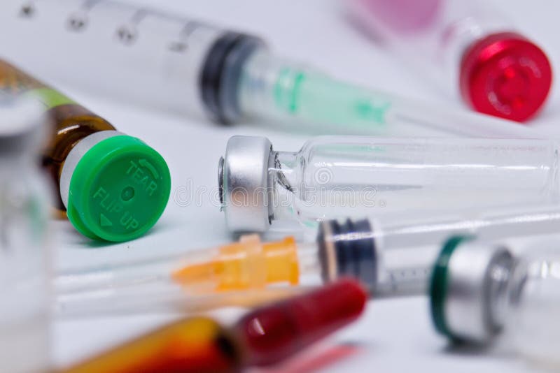 Drogas inyectables imagen de archivo. Imagen de médico - 8161037