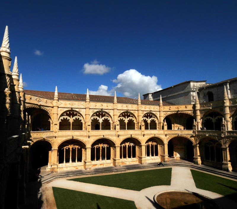 Jeronimos Monastery stock image. Image of exterior, monument - 9375829